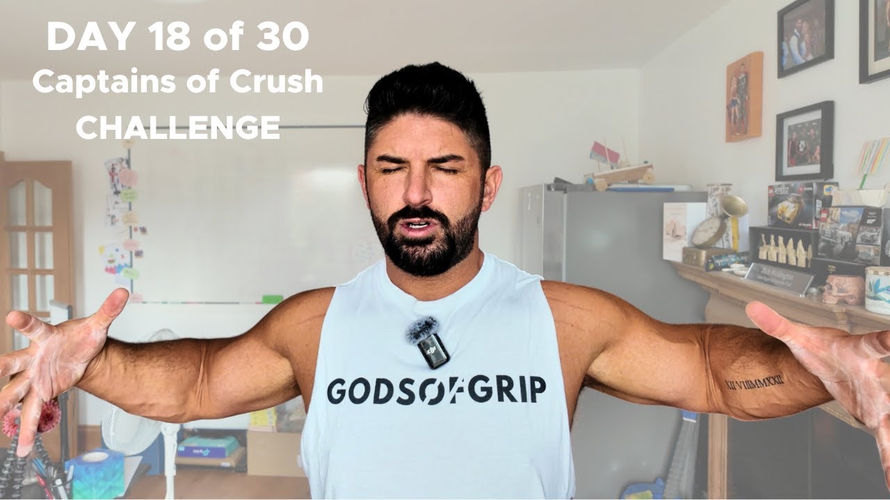 My Captains of Crush Grip Challenge - Day 18 of 30 | Grip Strength ...