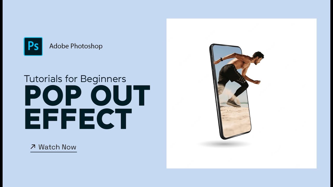 Phone Pop Out Effect Photo l Manipulation Tutorials for Beginners - YouTube