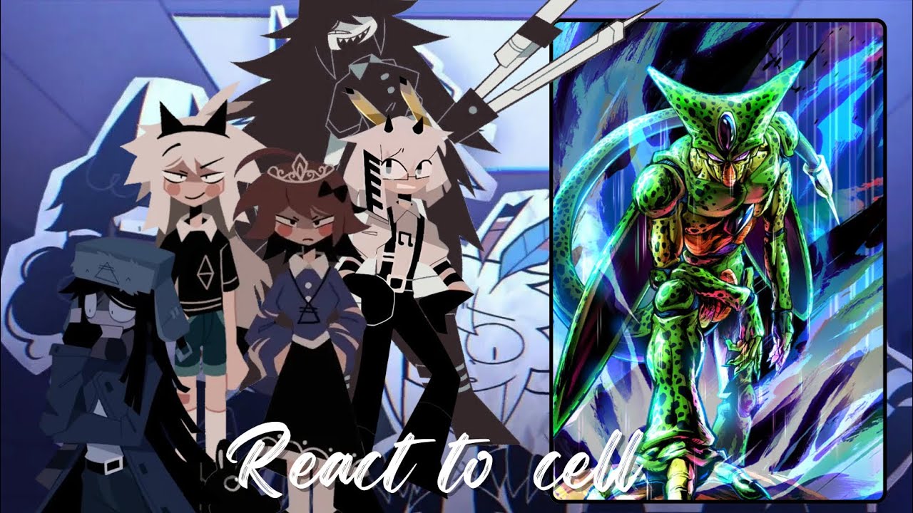 Fundamental paper education react to cell | Goku | Dragonball | gacha ...