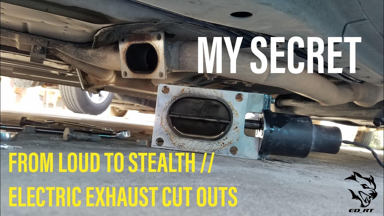 DEMO // ELECTRIC EXHAUST CUT OUTS AND REMOTE - YouTube
