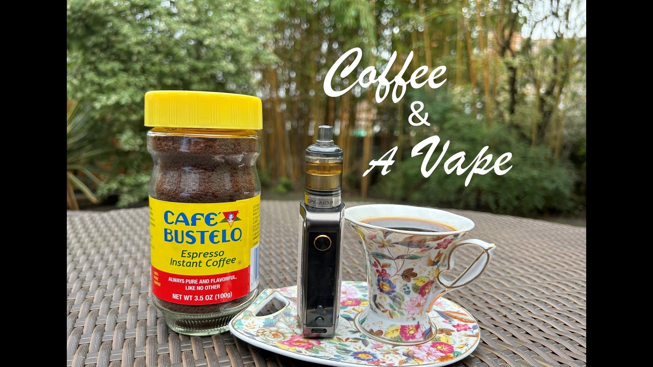 Coffee & A Vape | Café Bustelo Espresso Instant Coffee | The perfect coffee break with a N.E.T ...