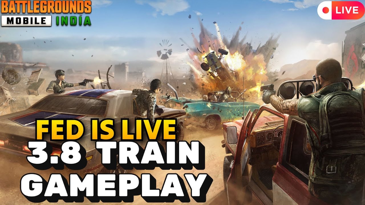 BGMI 3.8 UPDATE TRAIN GAMEPLAY LIVE #shortslive #recommended # ...