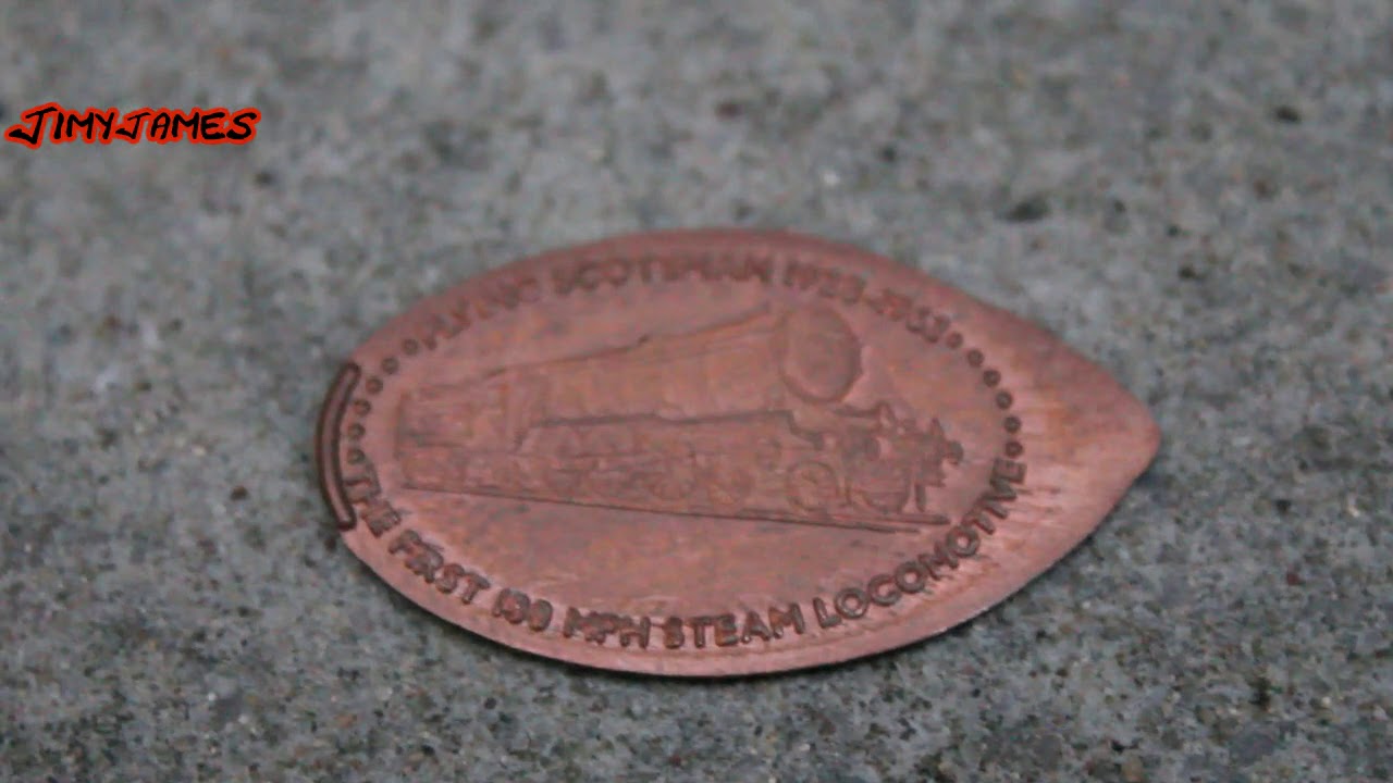Squished 1 Penny Coins - YouTube