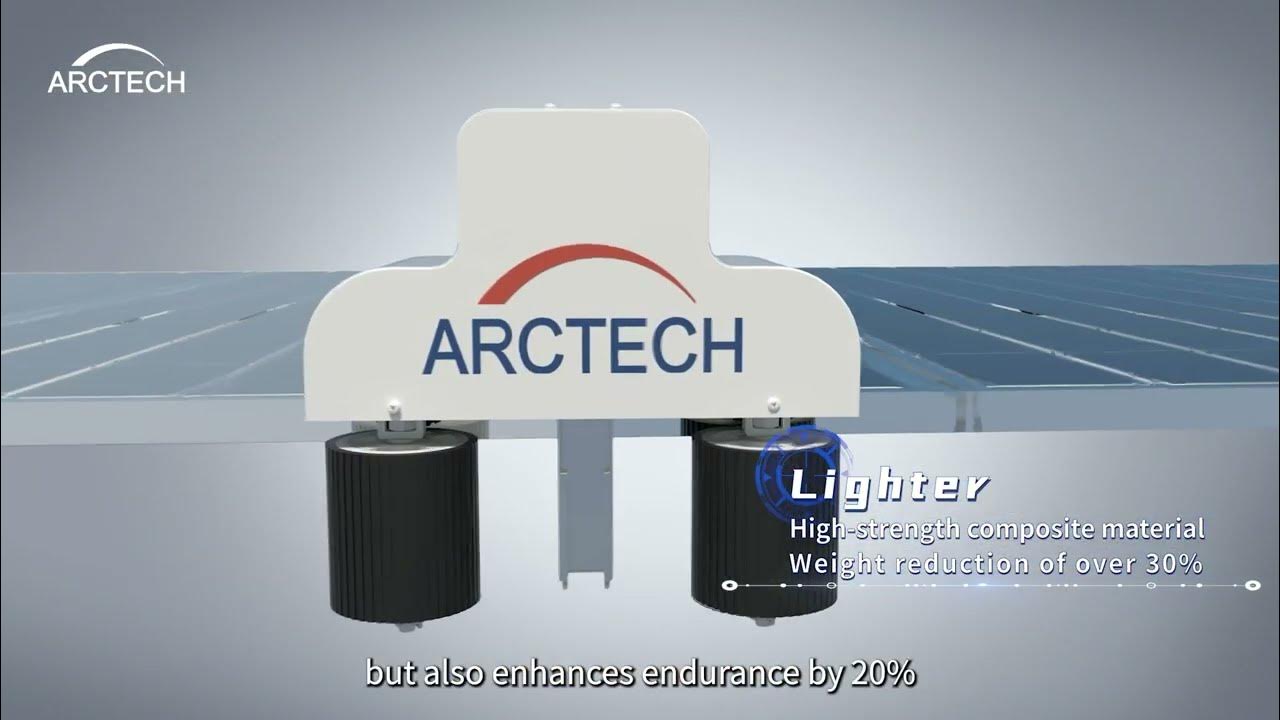 Arctech First Generation Intelligent PV Cleaning Robot - YouTube