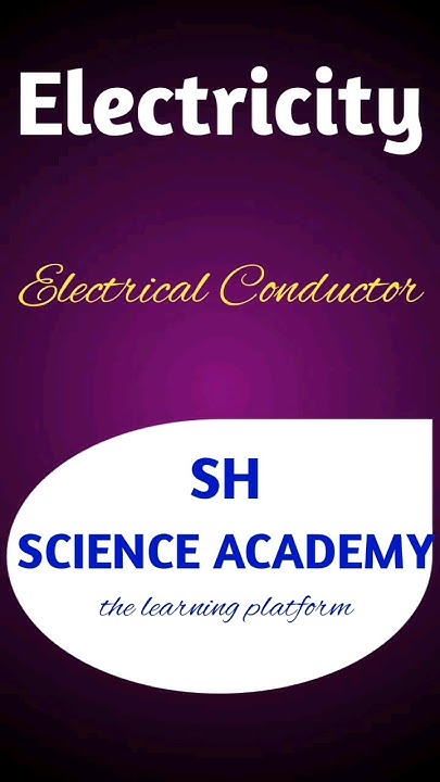 how to define an electrical conductor|what is the definition of electrical conductor - YouTube