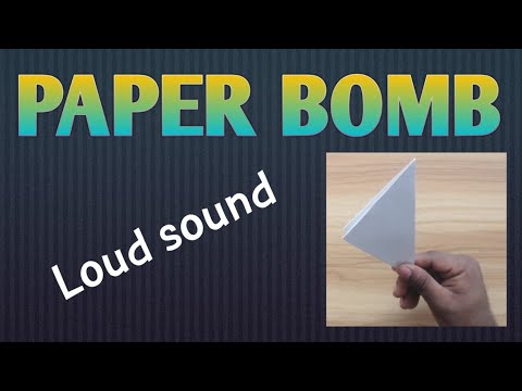 Paper Popper|Paper Bomb with loud sound - YouTube
