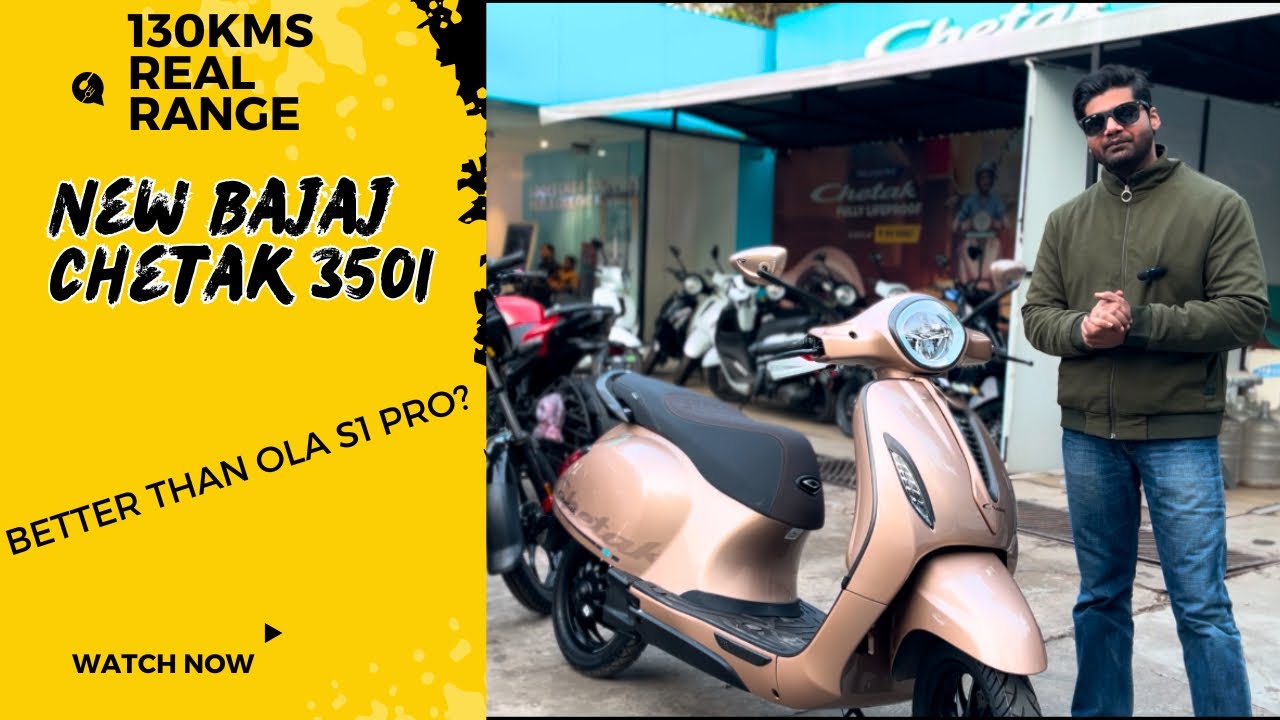 New Generation Bajaj Chetak 3501 || Full Detailed Review || 153kms ...