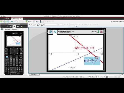 Graphing Linear Functions on Ti-Nspire Calculator - YouTube