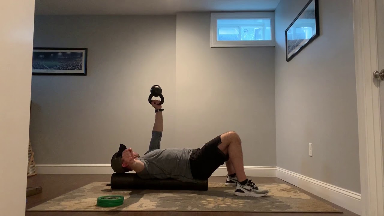 Single Arm Press from Foam Roller - YouTube