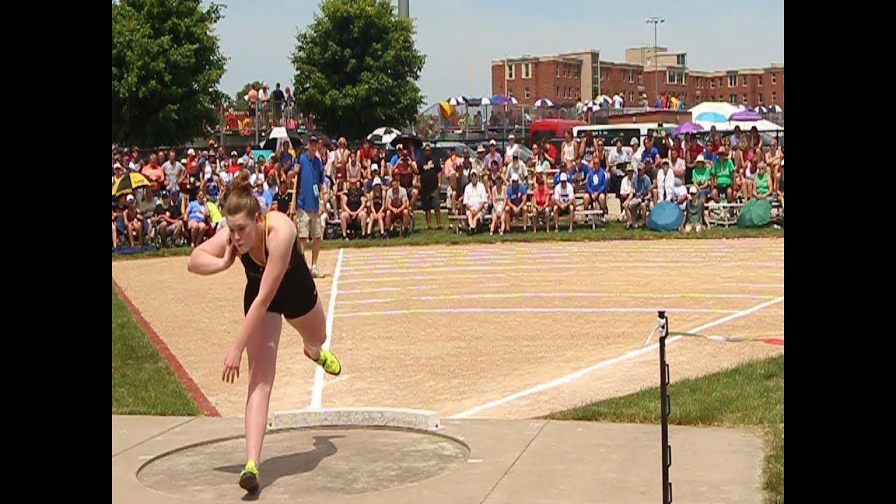 ERIN DUNNING 47'3.25" Shot Put Breakdown - YouTube