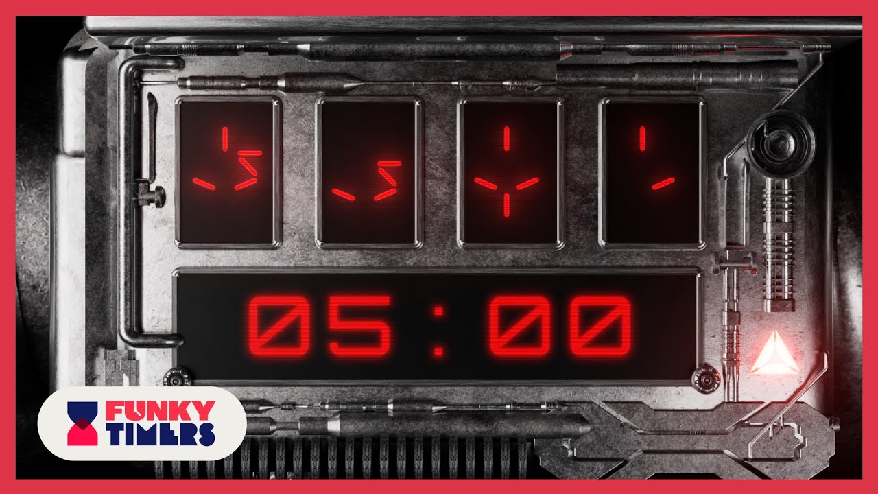 5 Minute Predator Wrist Gauntlet Countdown Timer with Explosion - YouTube