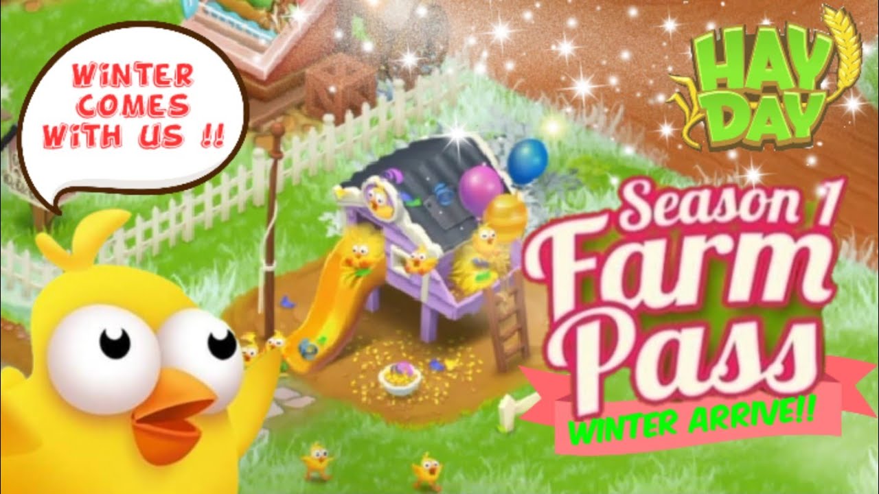 Hay day : Farm pass season 1/winter arrive !! - YouTube