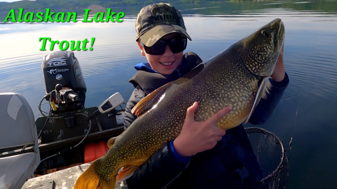 Alaska Lake Trout Fishing | Trolling for Trophy Laker! - YouTube