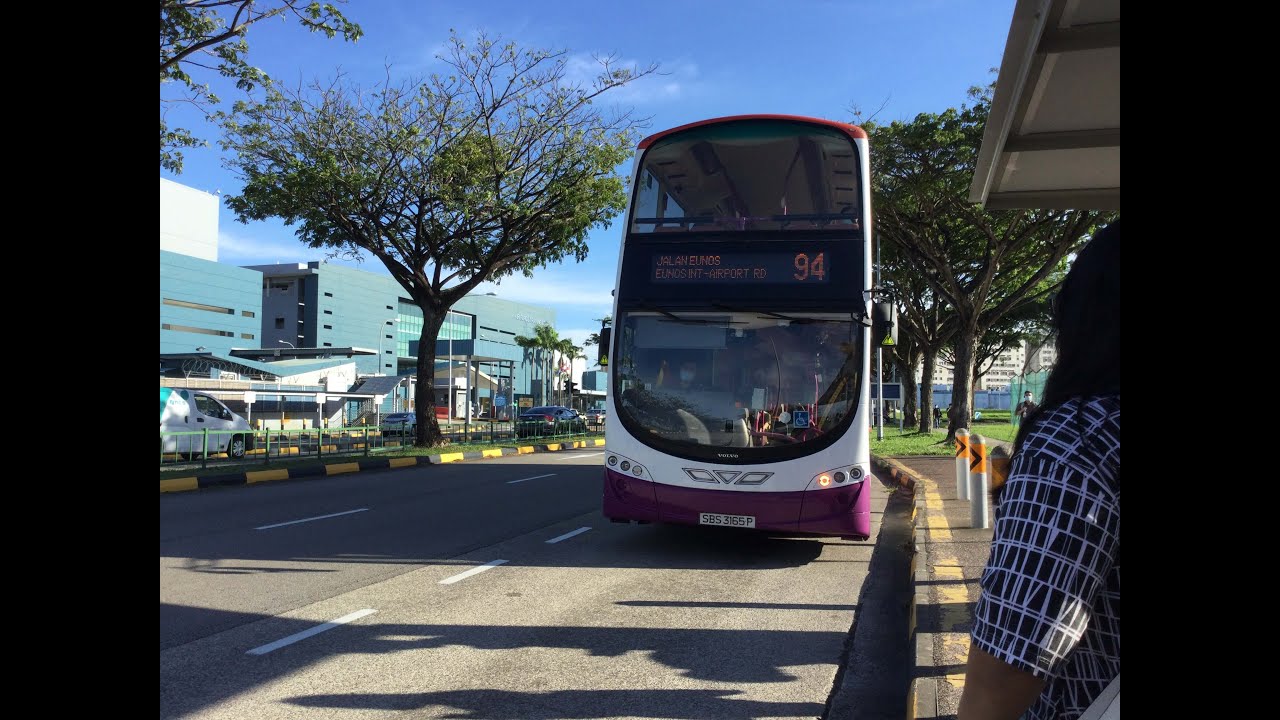 SBST Bus Service 94 [SBS3165P]: Bef RSAF Roundabout → Eunos Int - YouTube