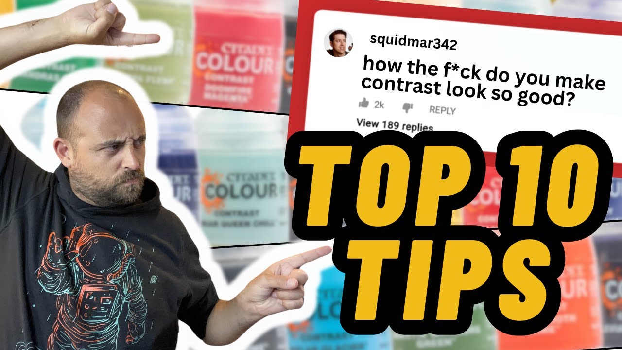 How To Use Contrast Paints! - YouTube