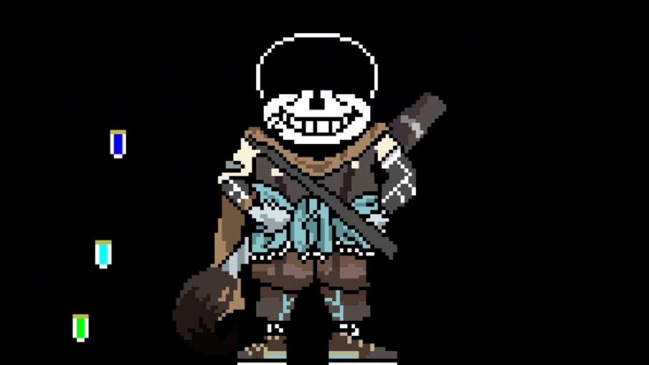 Ink Sans phase 3 slowed in-game version (3 flask left) - YouTube