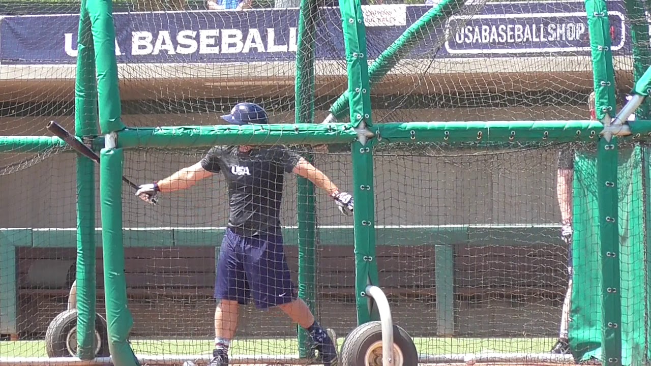 Luke Waddell (6-29-2019) USA Baseball CNT Training Camp (Cary, NC ...