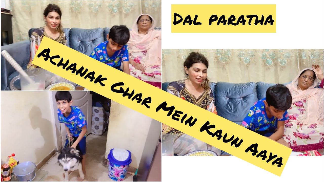 Paratha Dal Lassi ke sath khane ka maza aa gaya@Shazia Ayyan baba vlogs - YouTube