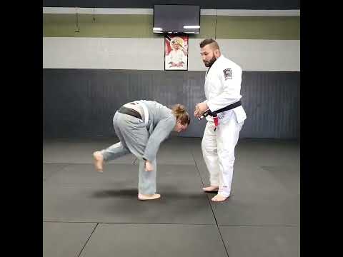 Jiu-Jitsu Single Leg Takedown with grips - YouTube