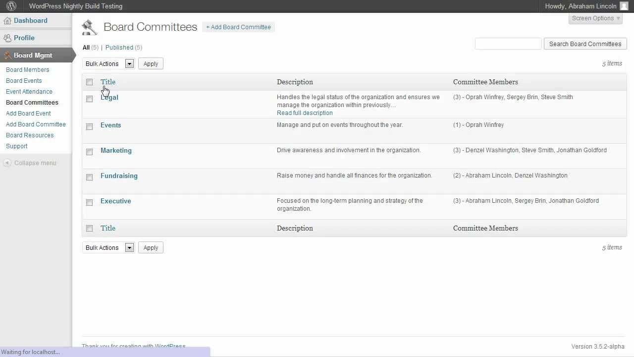 Nonprofit Board Management: How to Create a Committee and Add Committee ...