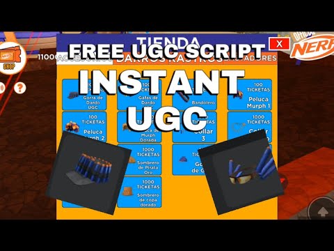 FREE UGC Script ,(INSTANT UGC ) , Roblox PC/MOBILE - YouTube