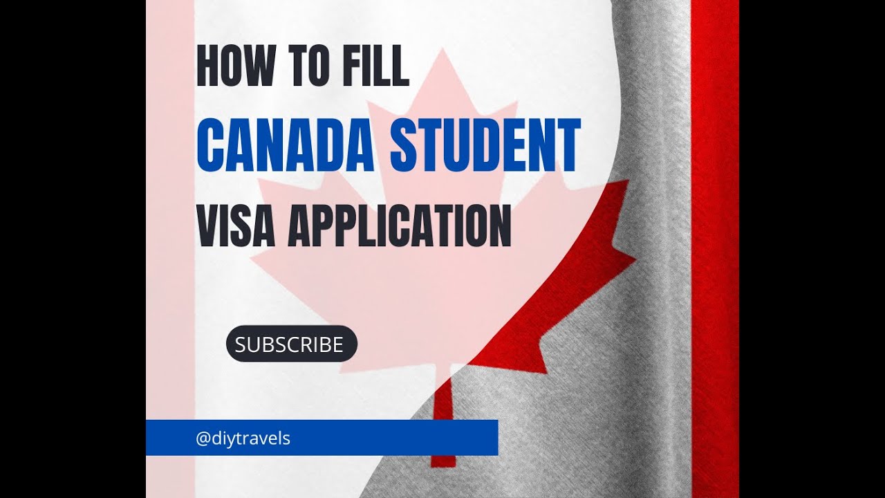 How To Fill Canada Study Permit Form 2023 |Step by Step Guide on ...