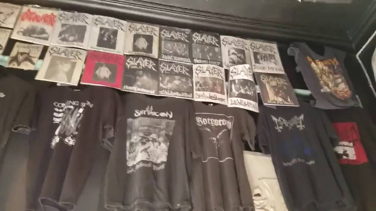 Helvete (Now Neseblod ) record store August 2016 - YouTube