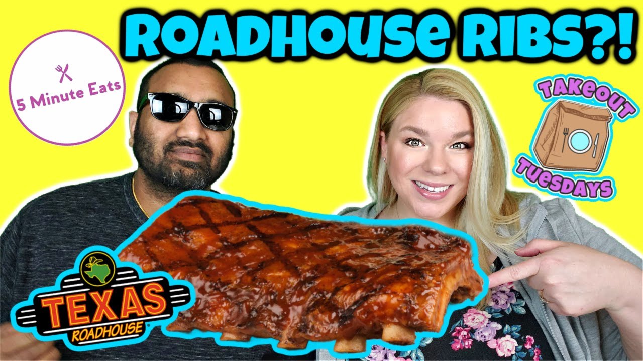 Texas Roadhouse 1/2 Slab Ribs Review - YouTube