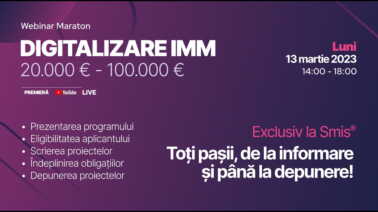 DIGITALIZARE IMM - PNRR - YouTube