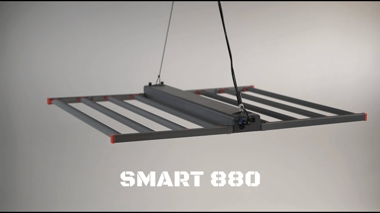 SMART 880 LED grow light - YouTube