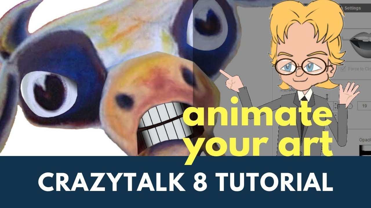 TET Animations: Animate Your Artwork with CrazyTalk 8 (Pipeline) Tutorial - YouTube