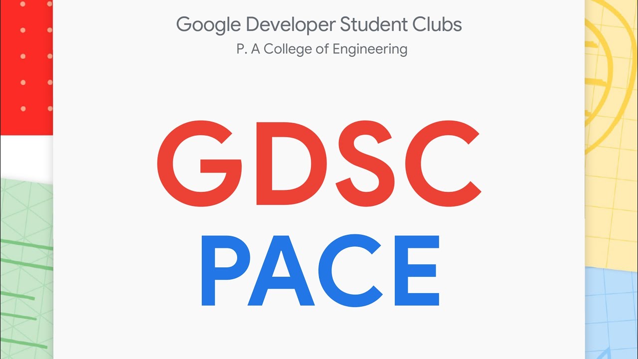 👏 GDSC PACE 2023-24 | Core Leads | - YouTube