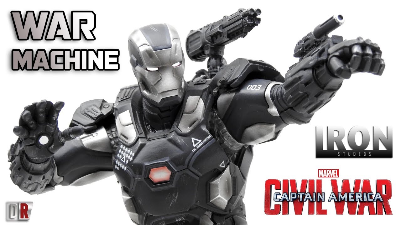 Iron Studios WAR MACHINE 1/10 Review BR / DiegoHDM - YouTube