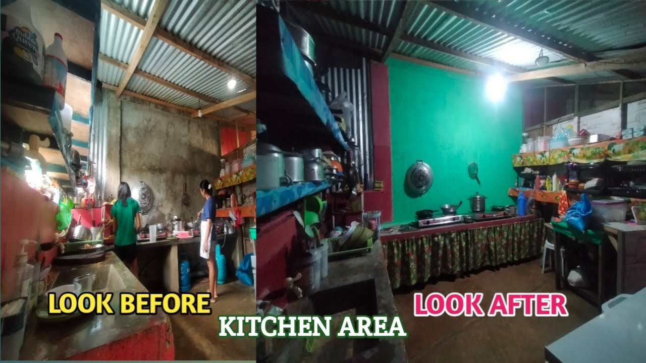 KITCHEN GENERAL CLEANING AND PAINTING / renelyn's TV - YouTube
