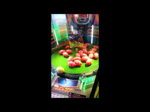 Goal Line Rush Ticket Machine - YouTube