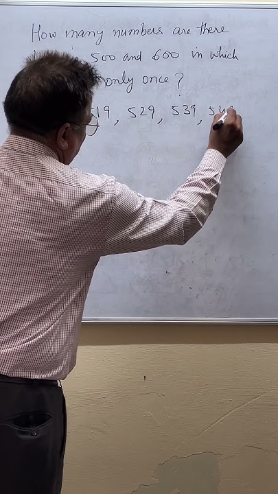 To find number of digits #identification in counting #continuous numbers with given digit # ...