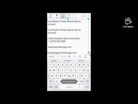 Whatsapp numara kapatma