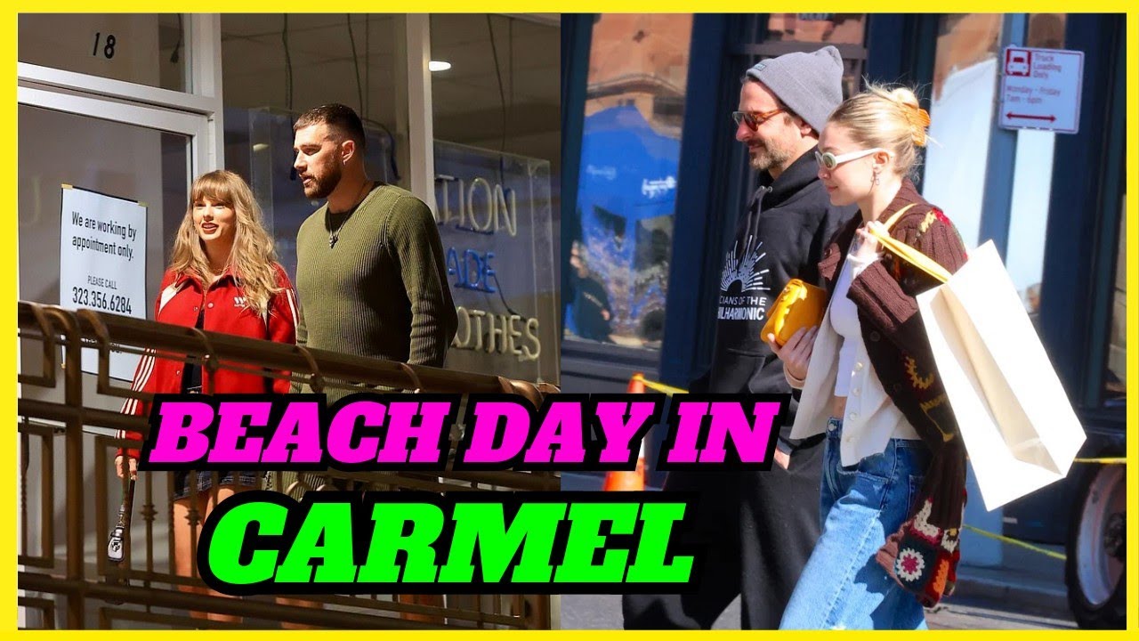 Travis Kelce Joins Taylor Swift, Bradley Cooper Beach Outing |Ttpd ...