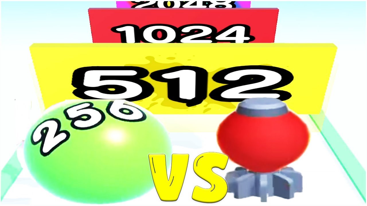 2048 Ball Game Merge Number (iOS) Vs Bullet Slots (Android) - YouTube