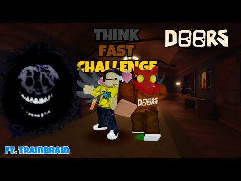 DOORS THINK FAST CHALLENGE IS INSANE! (Ft. TrainBrain) - YouTube