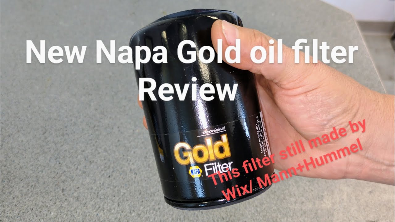 New Napa Gold oil filter Review - YouTube