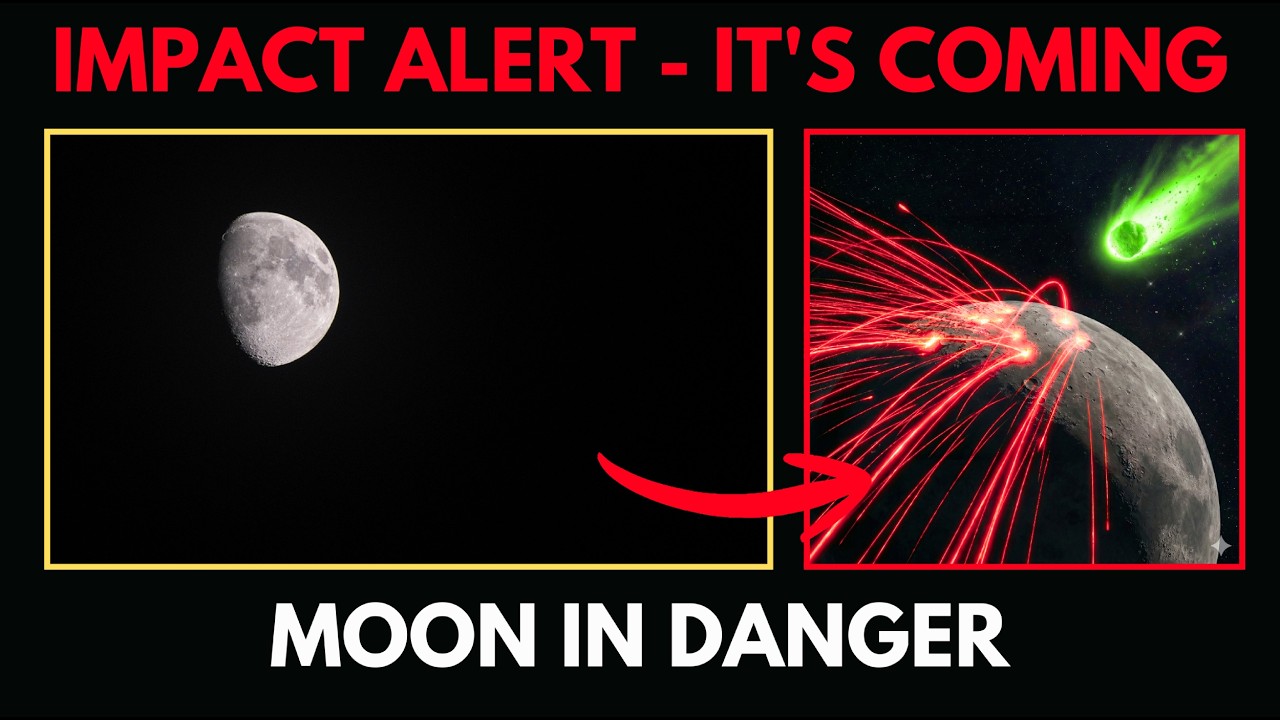 LIVE MOON IMPACT : Something just HIT the MOON (We Have Footage) - YouTube