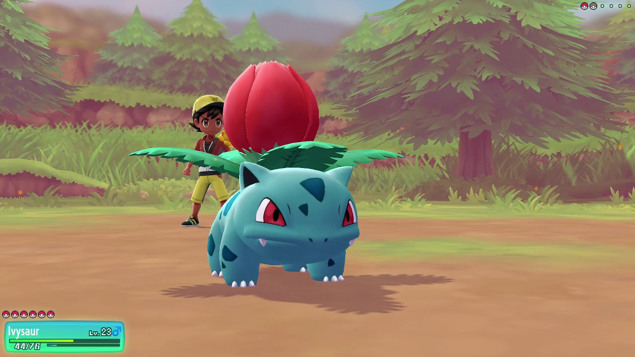 Pokemon Let's Go: Pikachu - Ivysaur vs... - YouTube