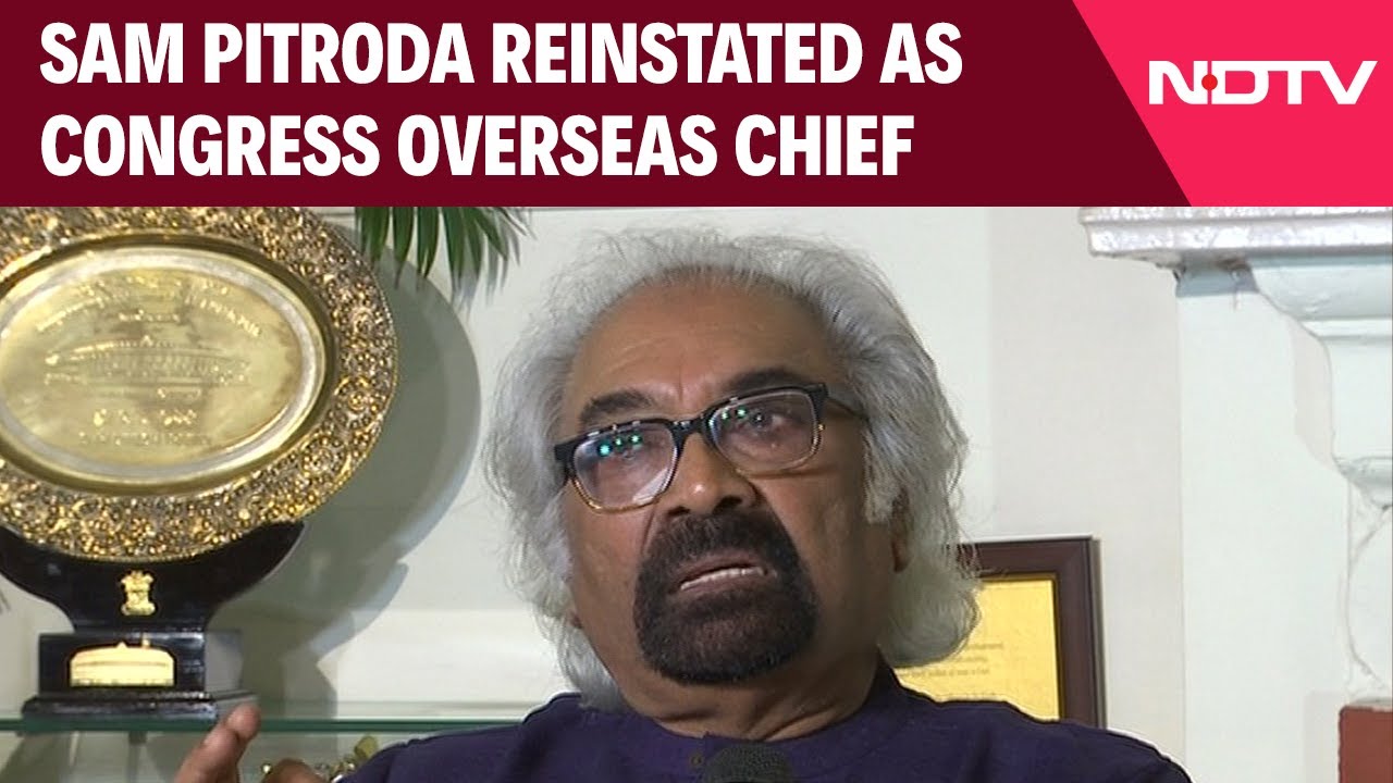 Sam Pitroda News | Sam Pitroda Reinstated As Congress Overseas Chief ...