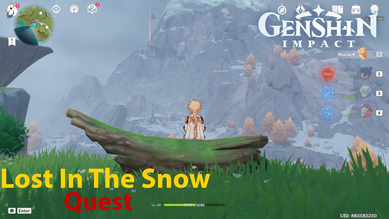GENSHIN IMPACT : Lost In The Snow World Quest Guide - Find Joel's ...