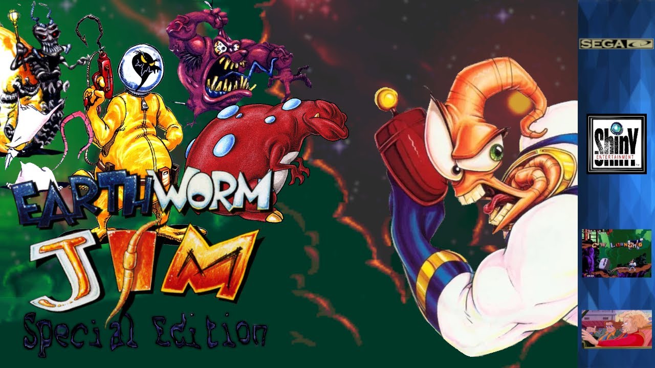 Earthworm Jim Special Edition (SEGA CD) - Dech. W - YouTube
