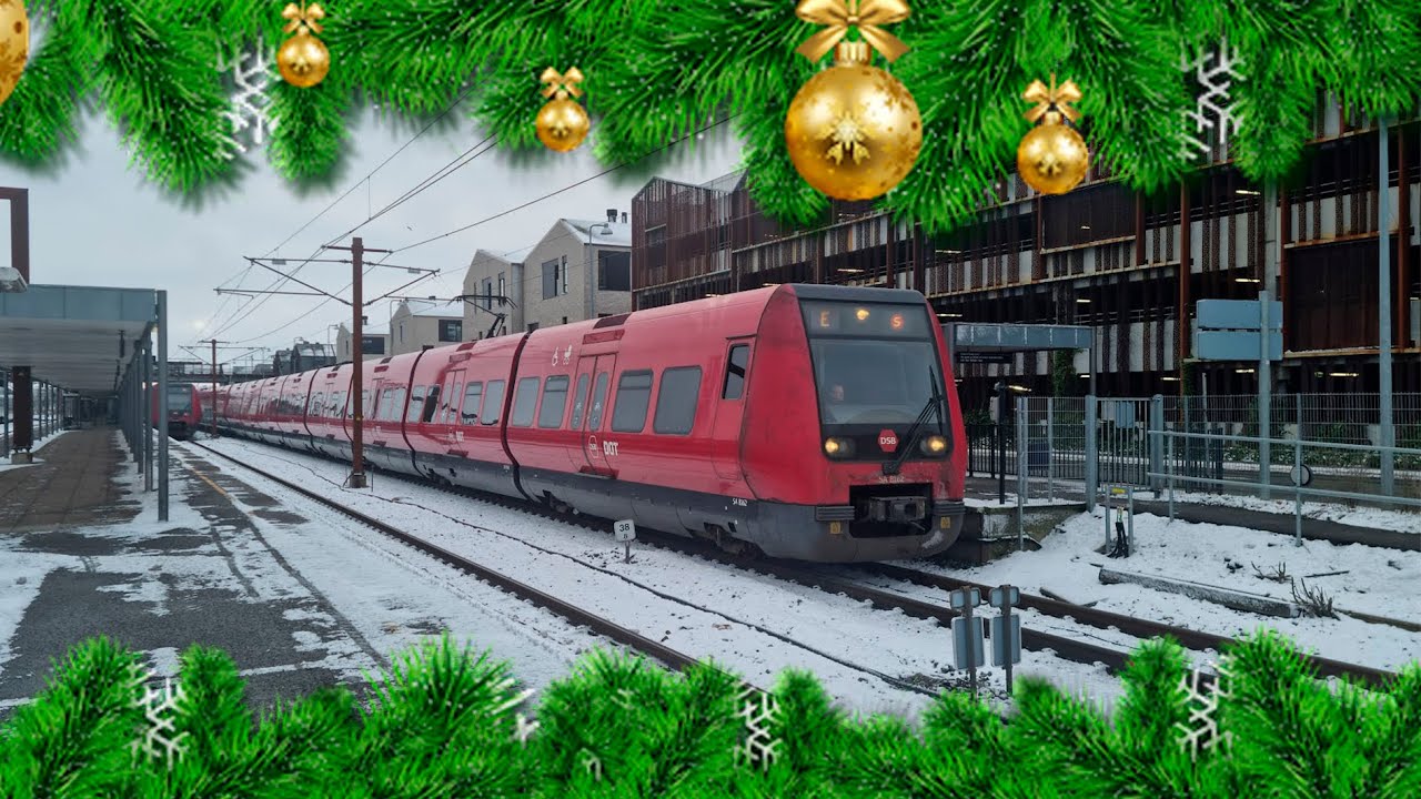 11 december 2023 / S tog linje E mod Holte på Køge station - YouTube