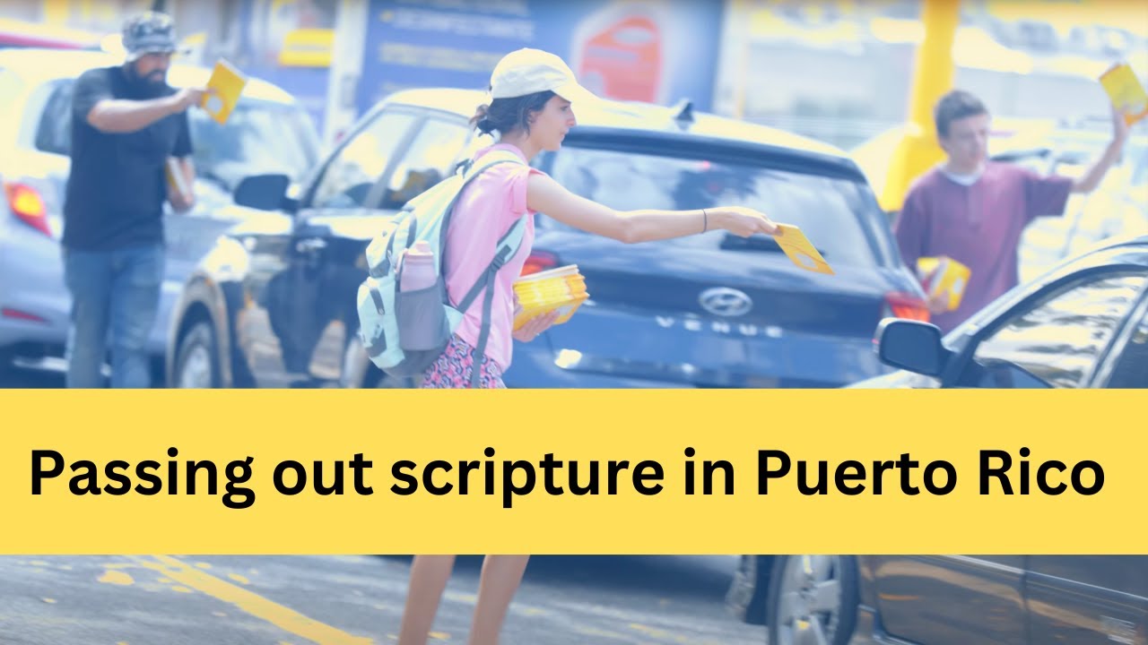 Puerto Rico Missions Trip 2023 - Scripture Distribution - YouTube