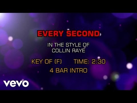 Collin Raye - Every Second (Album Version) K-POP Lyrics Song