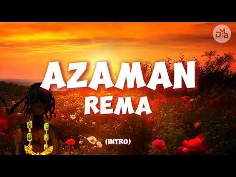 Rema - Azaman (Lyrics) #rema #azaman #lyrics #lyricsvideo #afrobeat #musicvideo #newrelease # ...